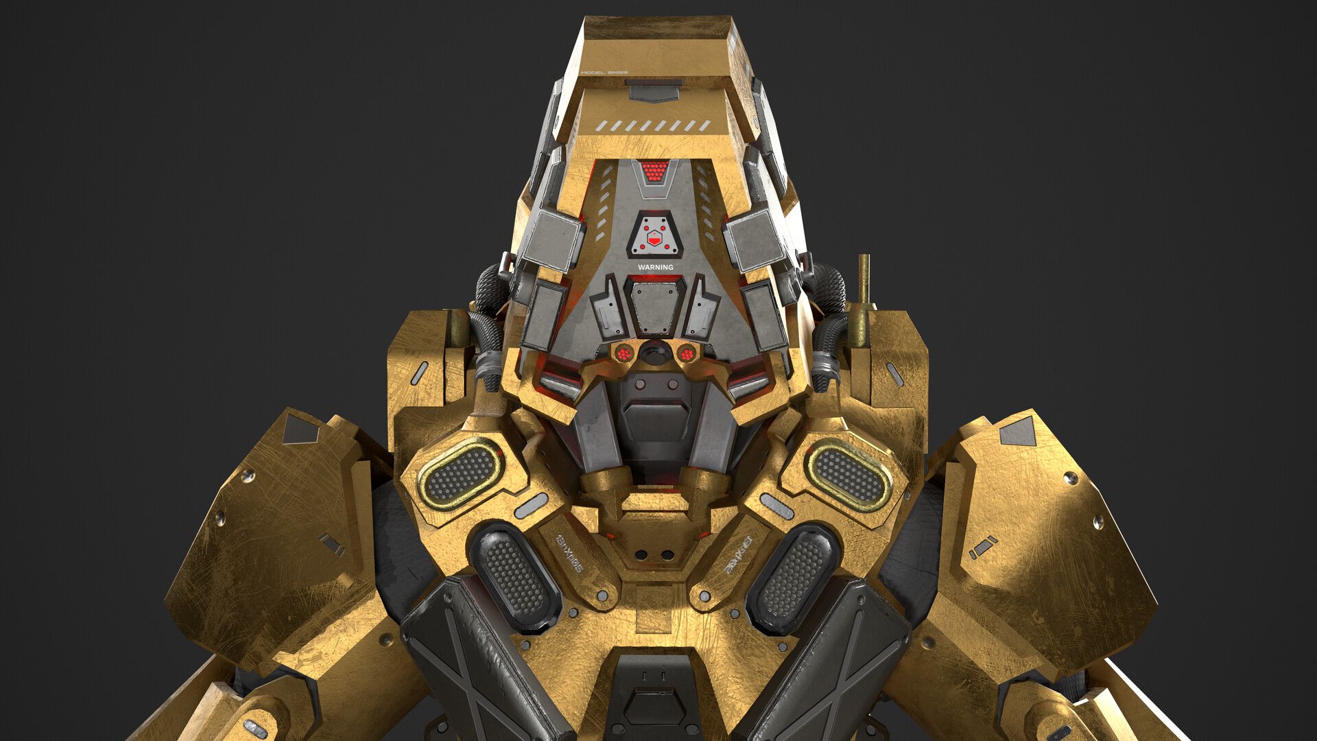 ArtStation - Sci-fi Robot Soldier - Reaper