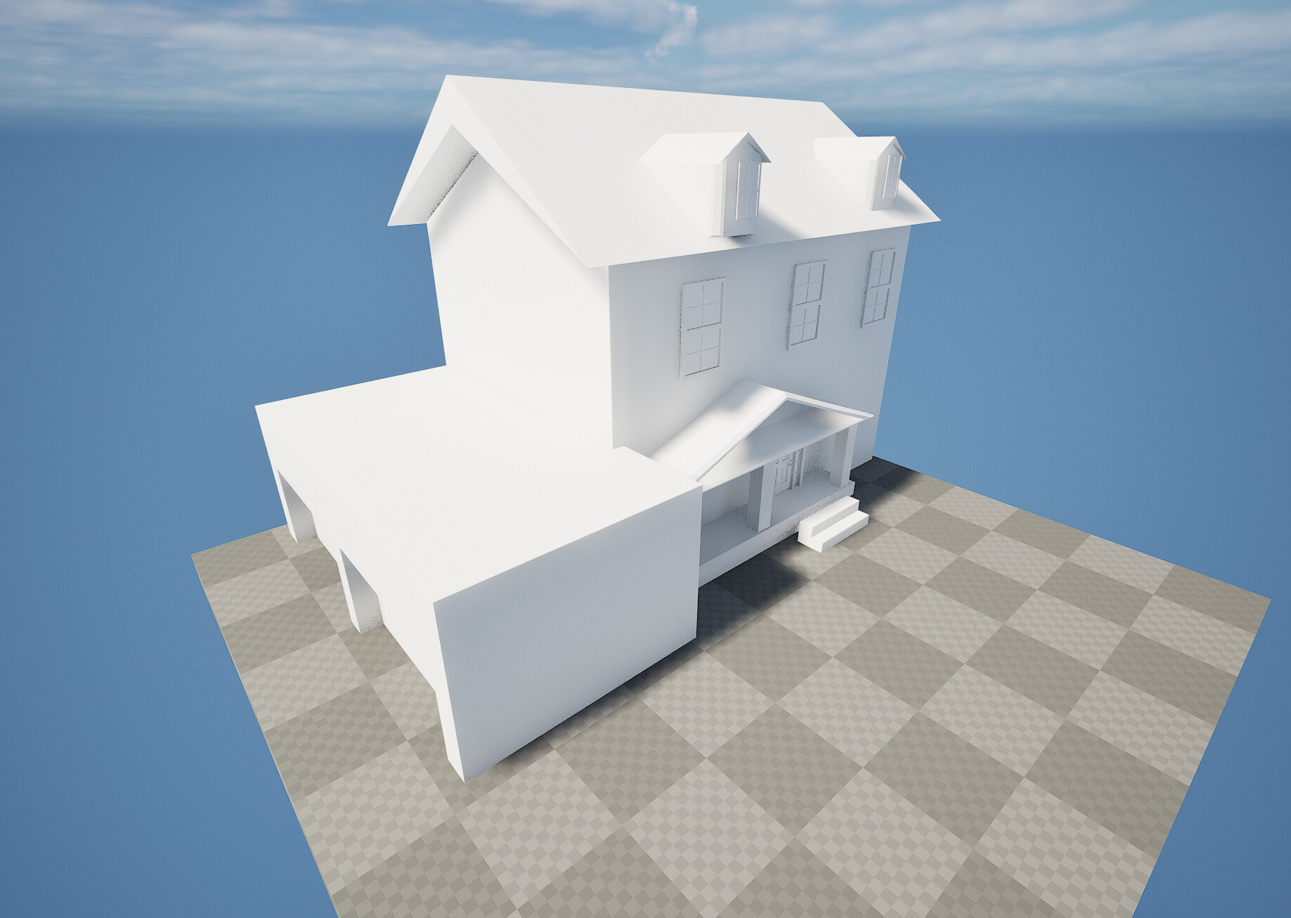 ArtStation - Cartoon Modular House Part 1
