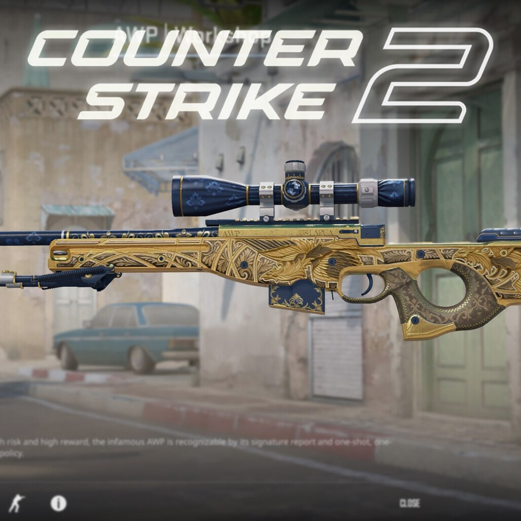 ArtStation - AWP Queen's Gambit CS2 Skin Design