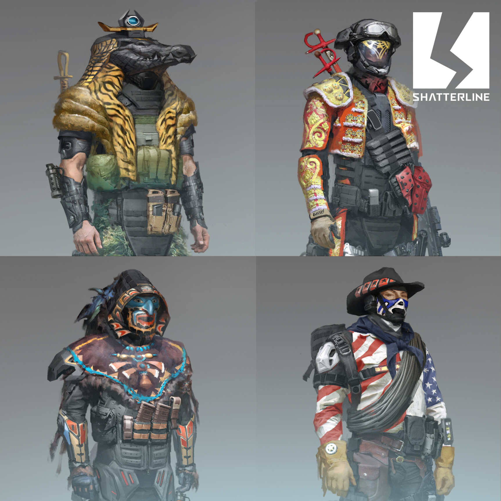 ArtStation - previous line of legendary character skins