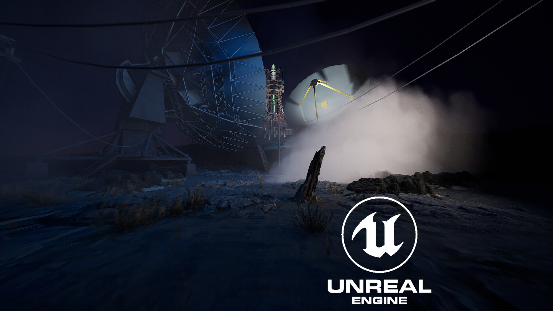 ArtStation - Night cosmodrome -Unreal engine 5