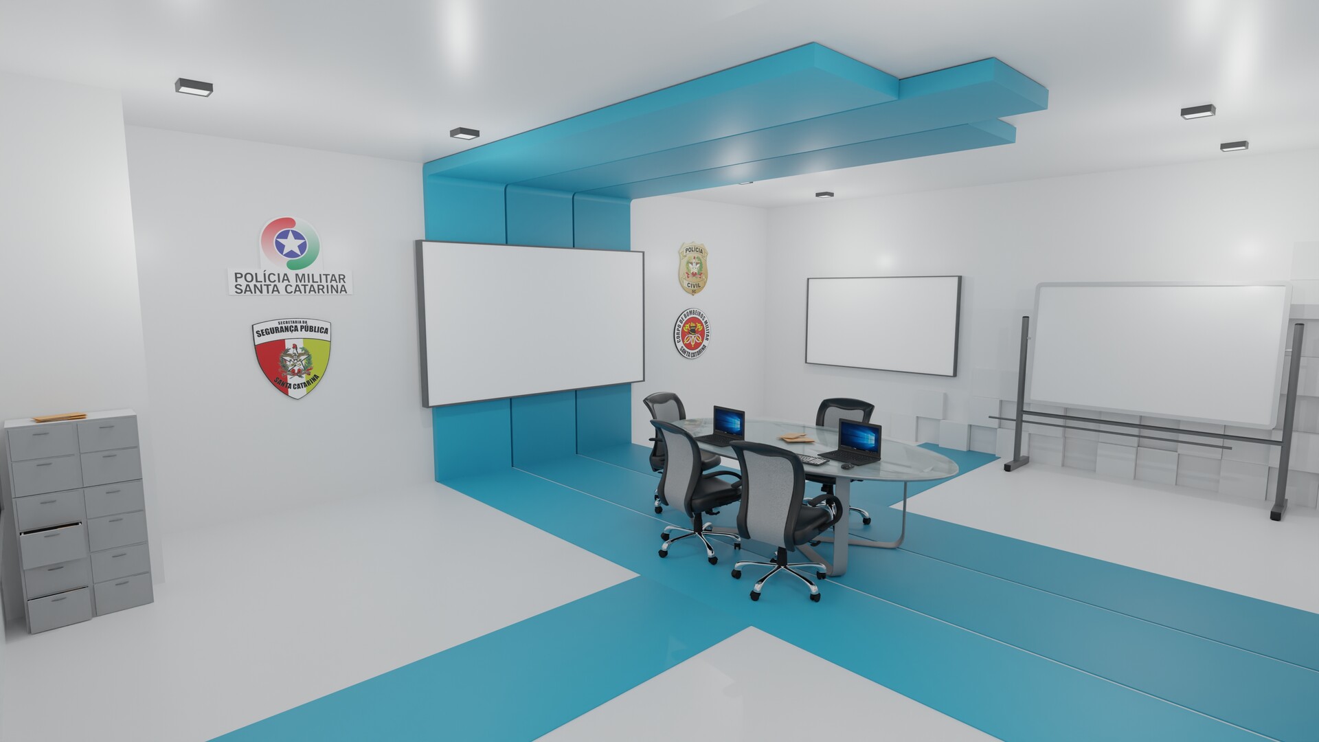 ArtStation - Situation Room | 3D Scene