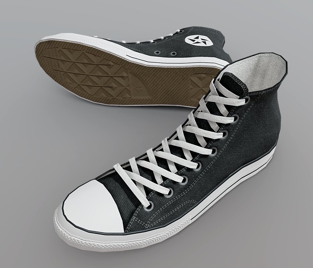 ArtStation - Game-ready Converse inspired Shoe prop