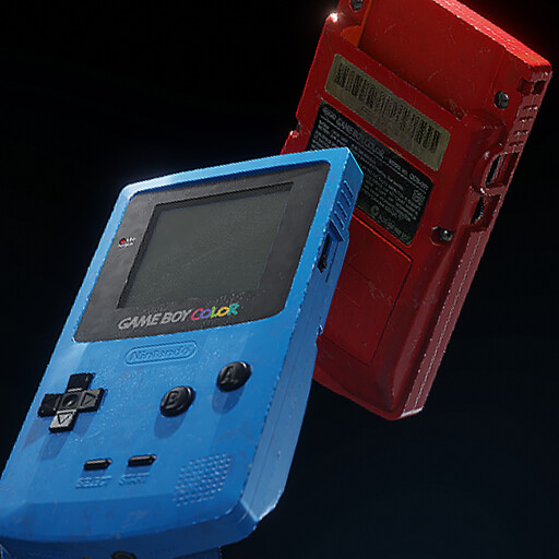 ArtStation - Gameboy Color 3D model