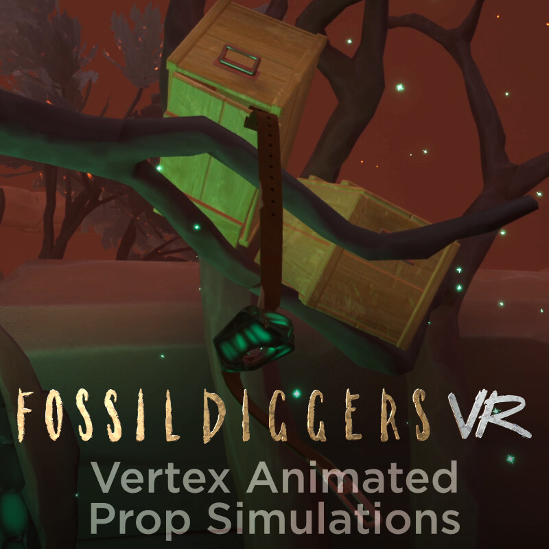 Sean Gobey - Fossil Digger VR: Vertex Animated Prop Simulations