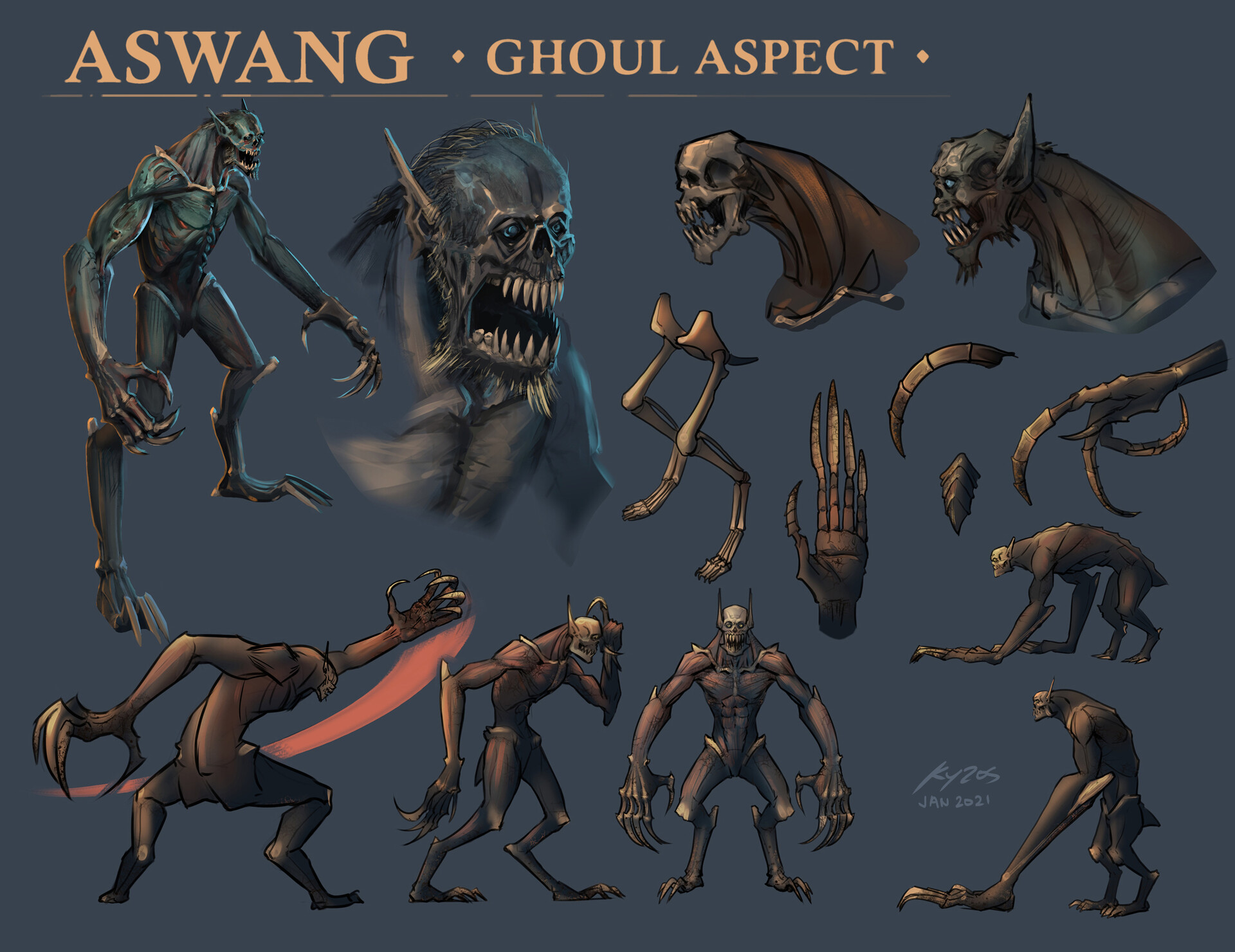 ArtStation - Aswang Ghoul Aspect