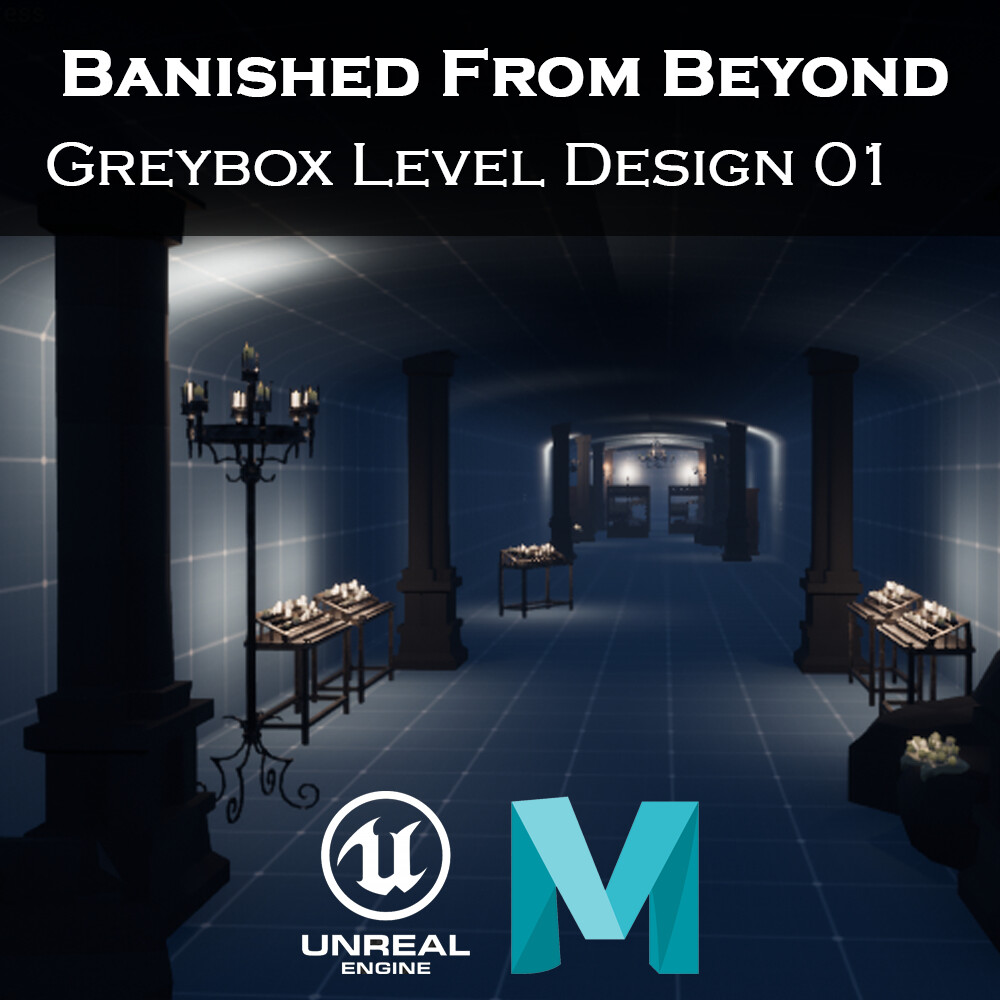 ArtStation - [Banished from Beyond] - Greybox Level Design