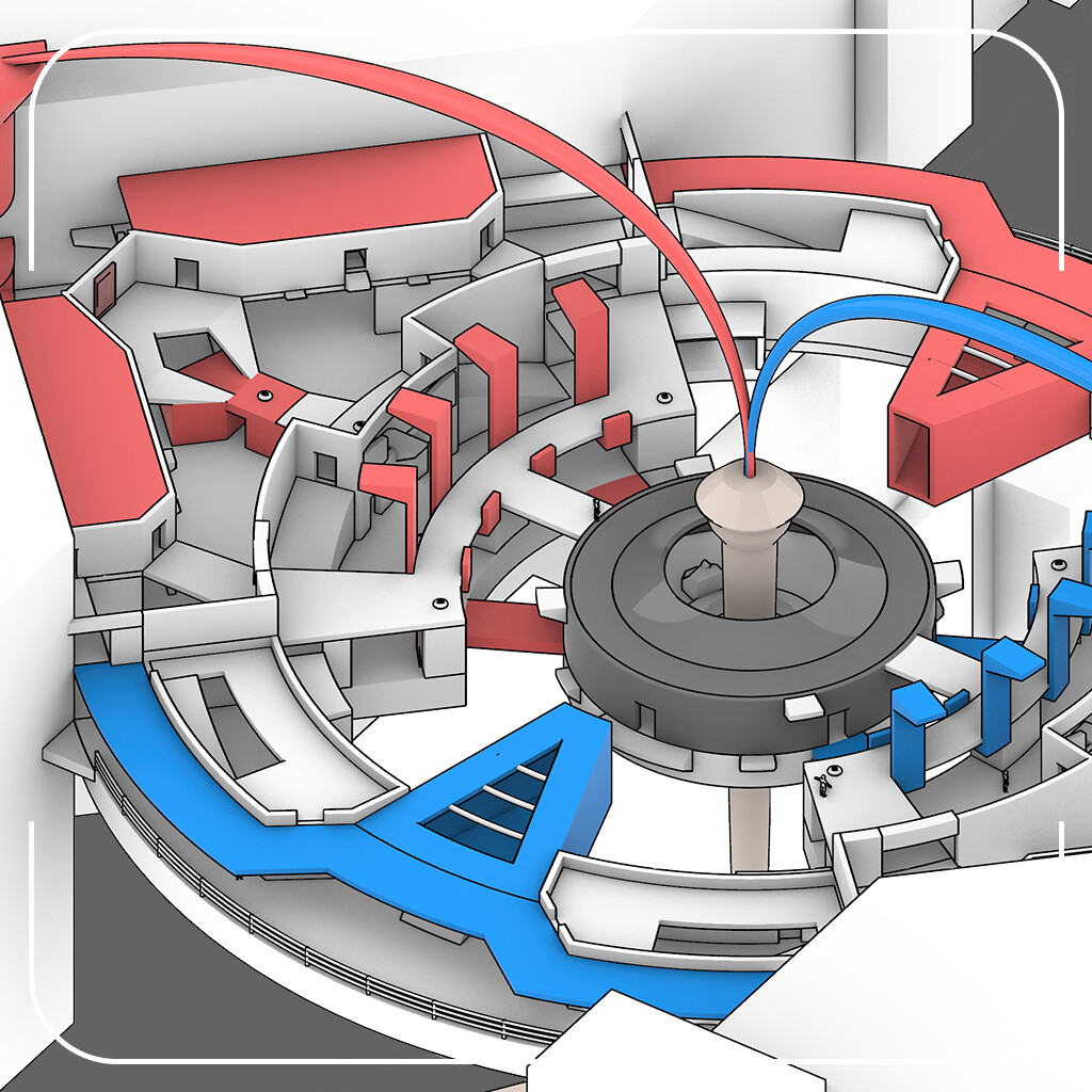 ArtStation - Centralized FPS map