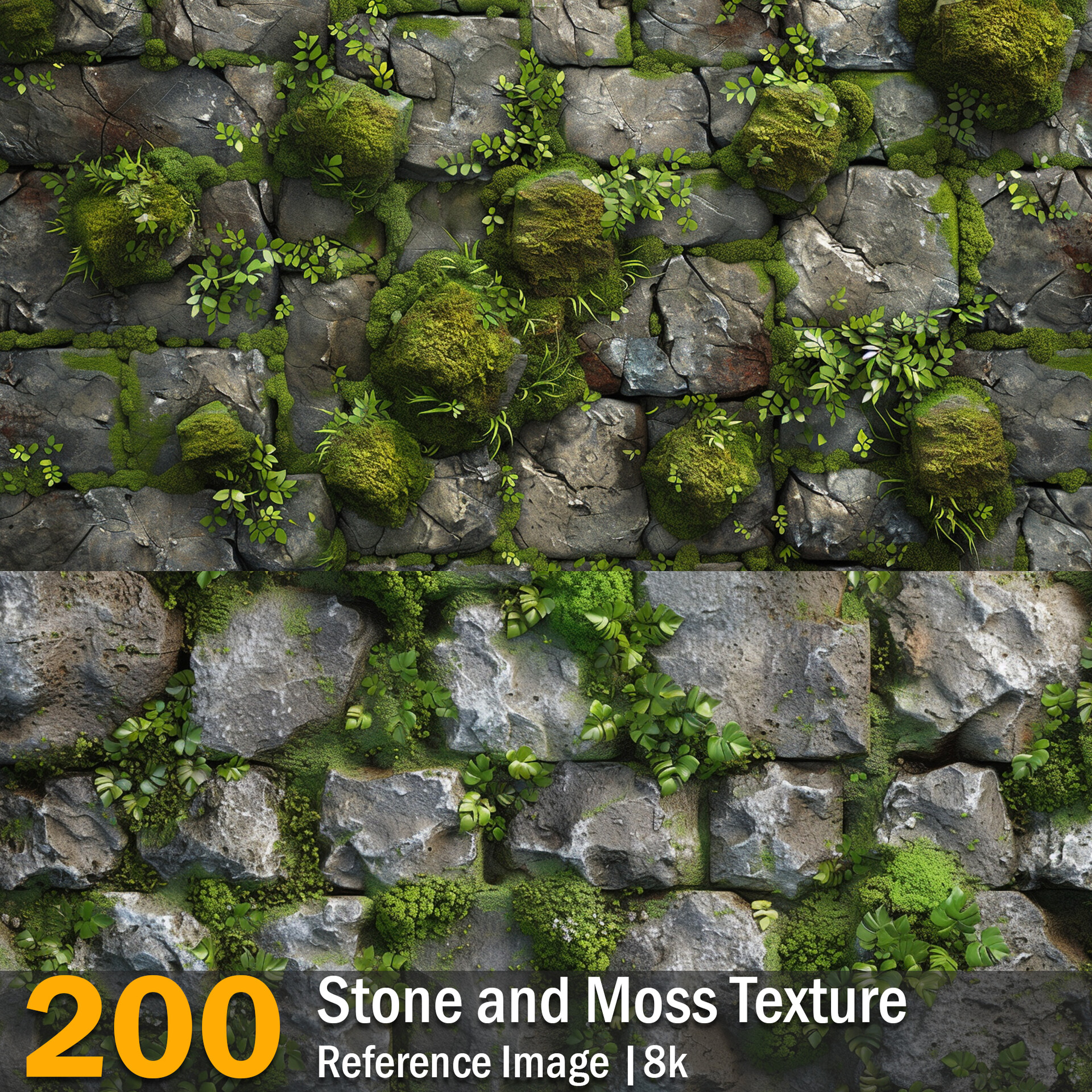 ArtStation - Stone and Moss Texture | Reference Images | 8K