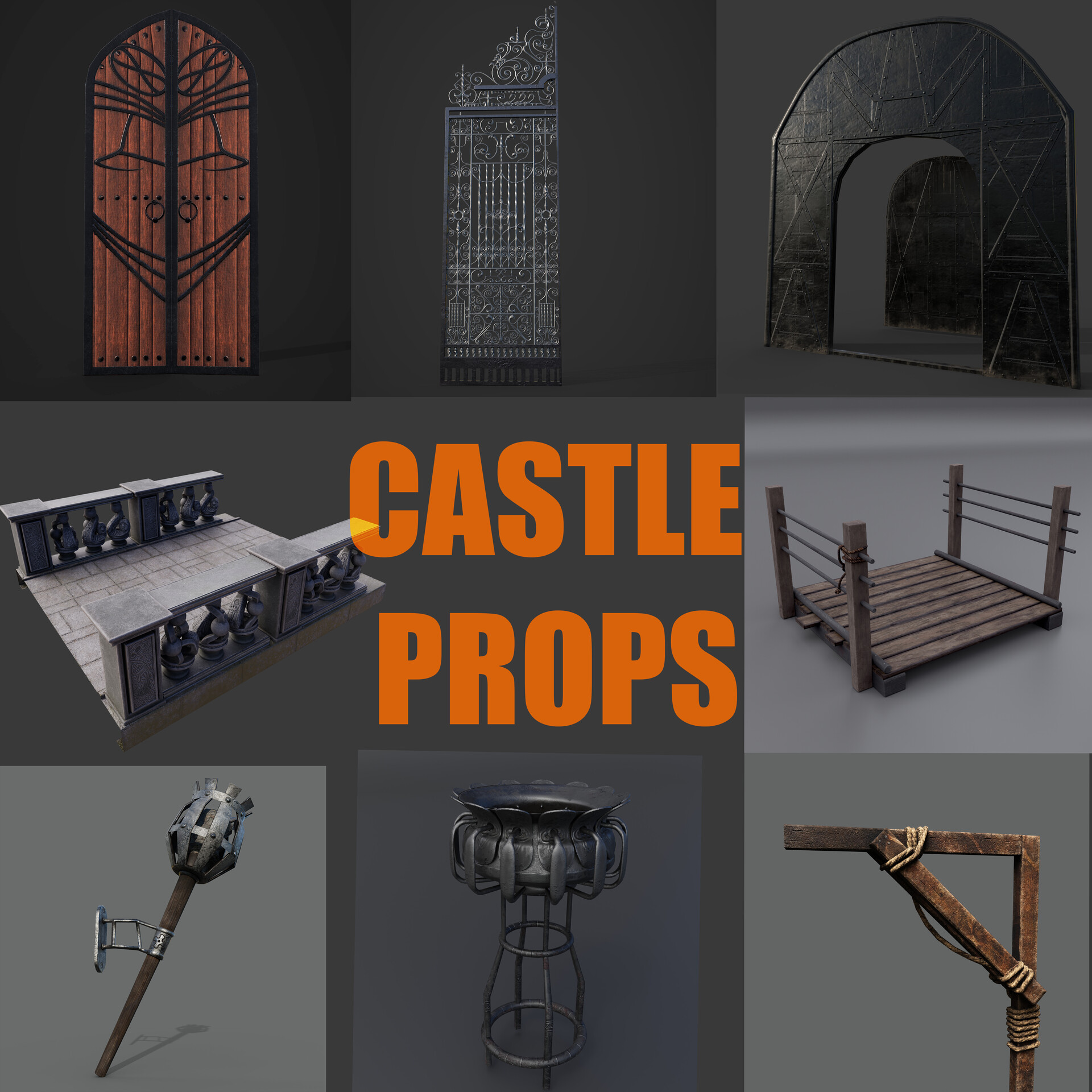 ArtStation - Castle Props