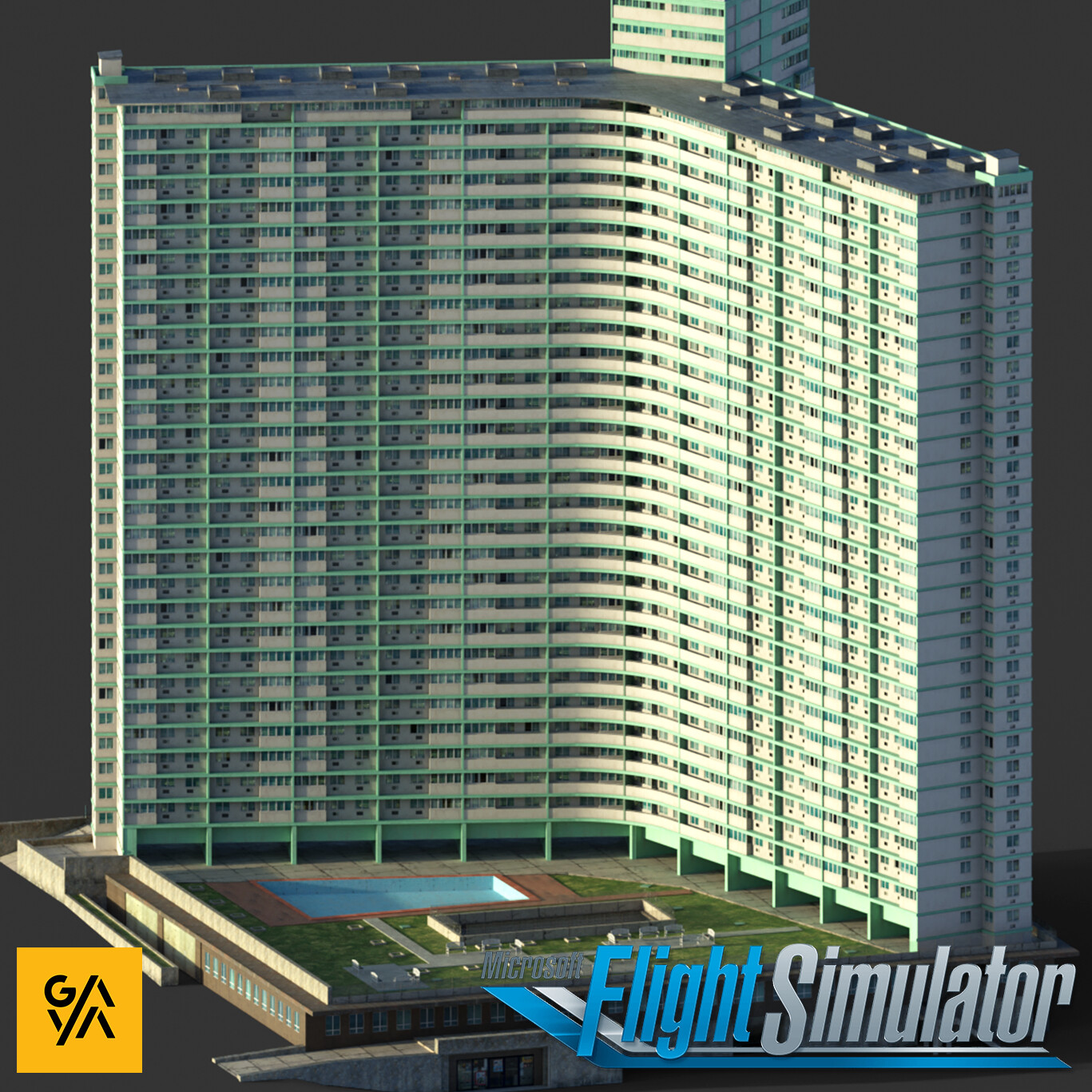 ArtStation - FOCSA Building for Microsoft Flight Simulator