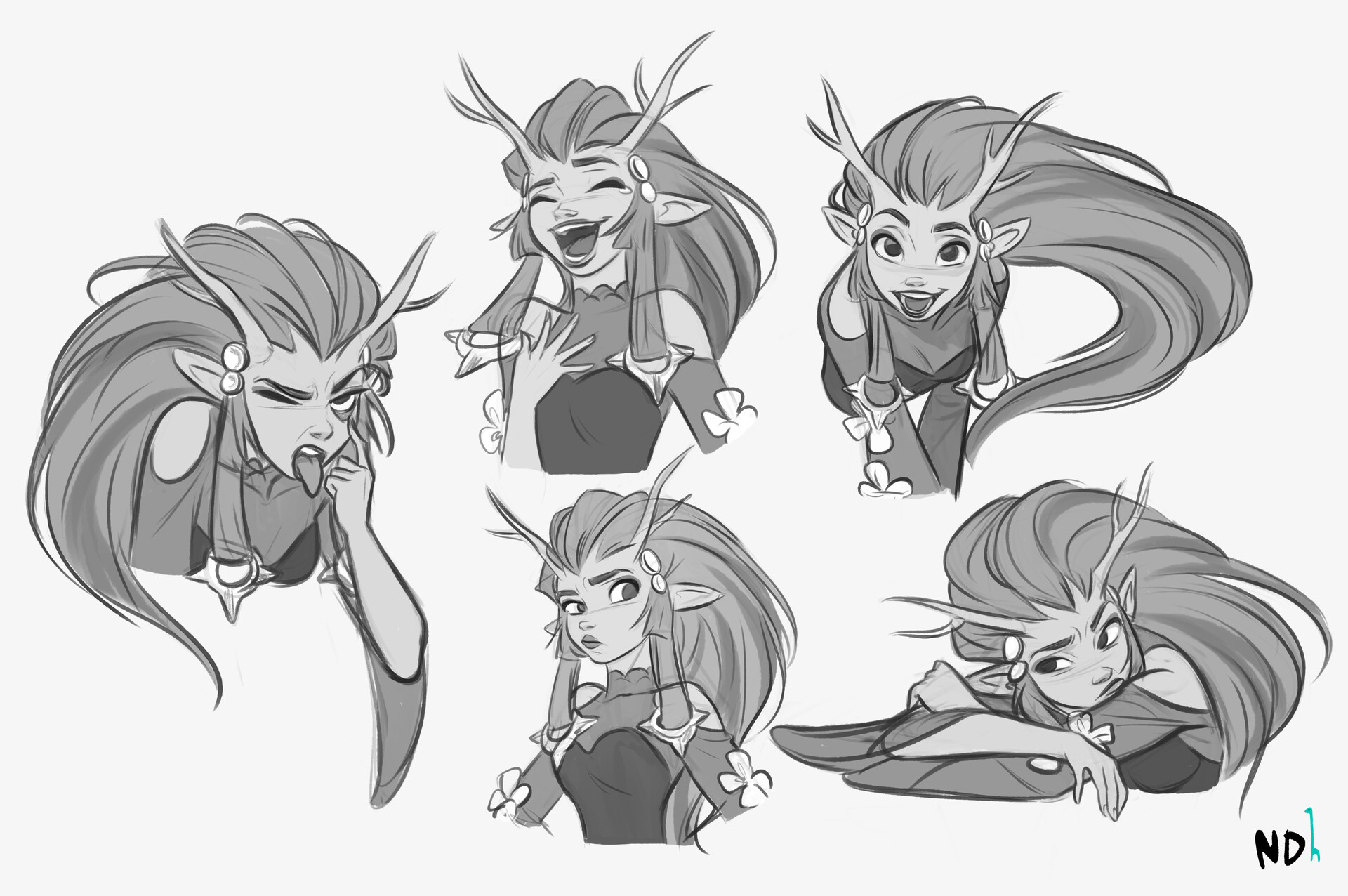 ArtStation - Blue Dragon characterdesign(human version)