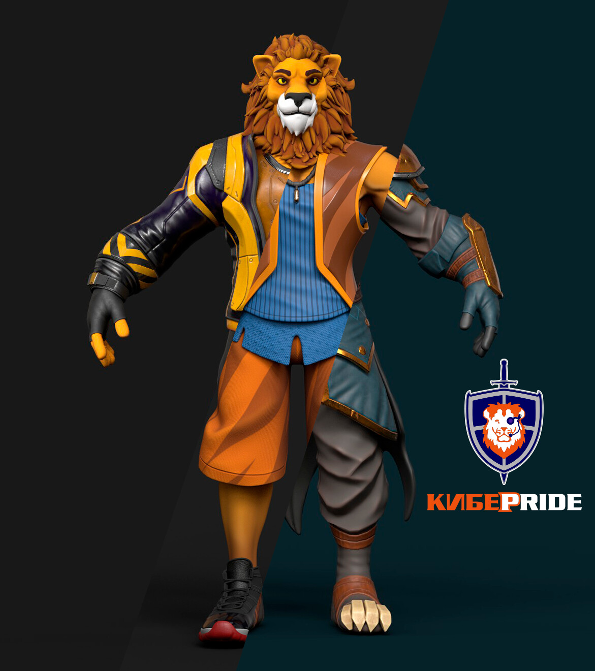 ArtStation - Kiber Pride mascots