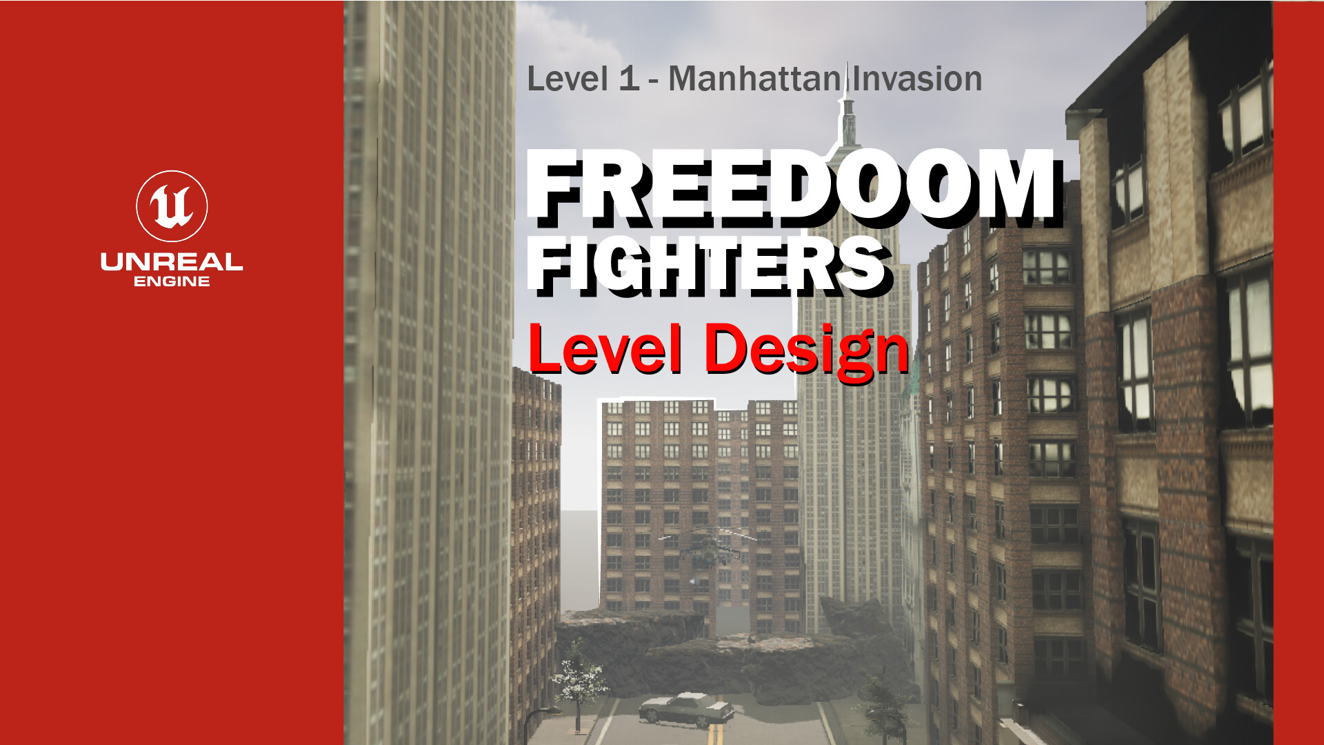 ArtStation - Manhattan Invasion | Level Design