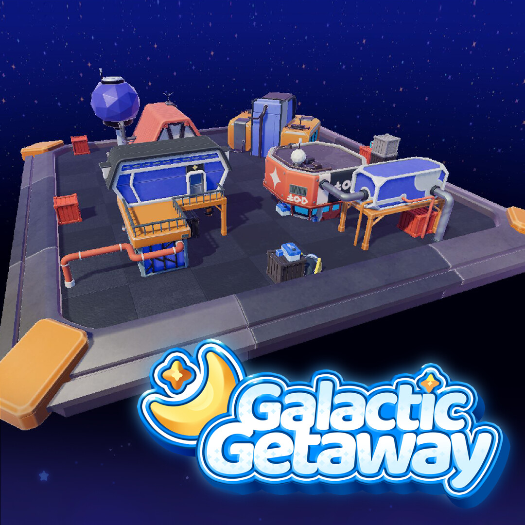 ArtStation - Galactic Getaway: "Robots and Robbers!" Minigame Environment