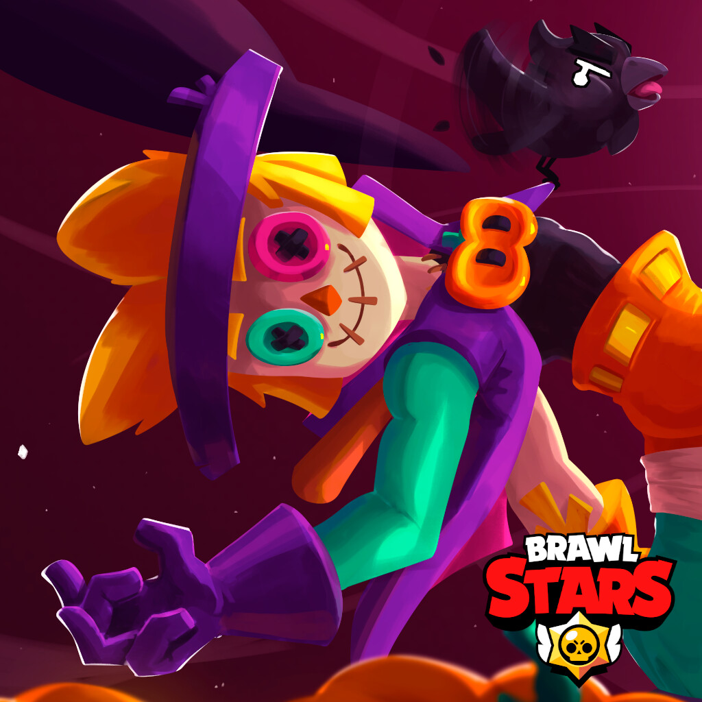 ArtStation - Brawl Stars - Scarecrow Fang Skin
