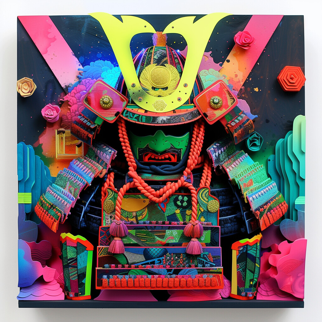 ArtStation - Neon Samurai