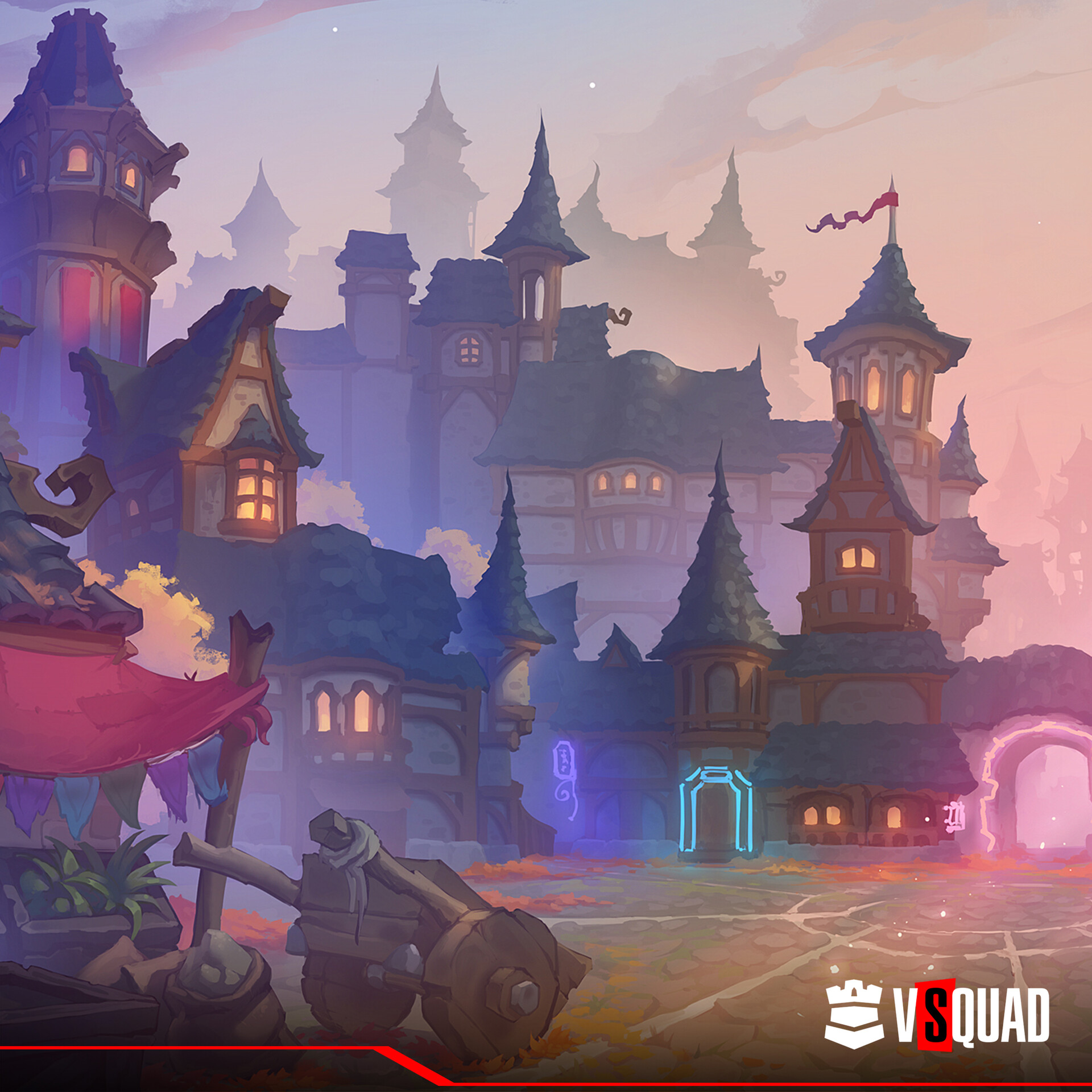 ArtStation - Town Square - Concept Art