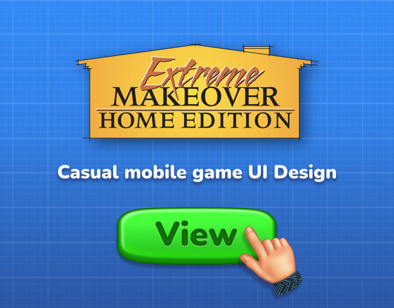 ArtStation - UI Design - Extreme Makeover Home Edition