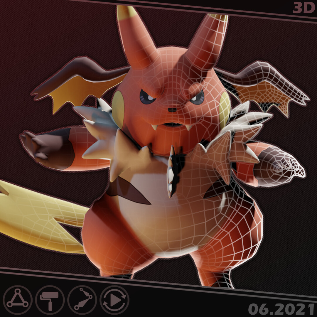 ArtStation - Gorochu 3D model and animations