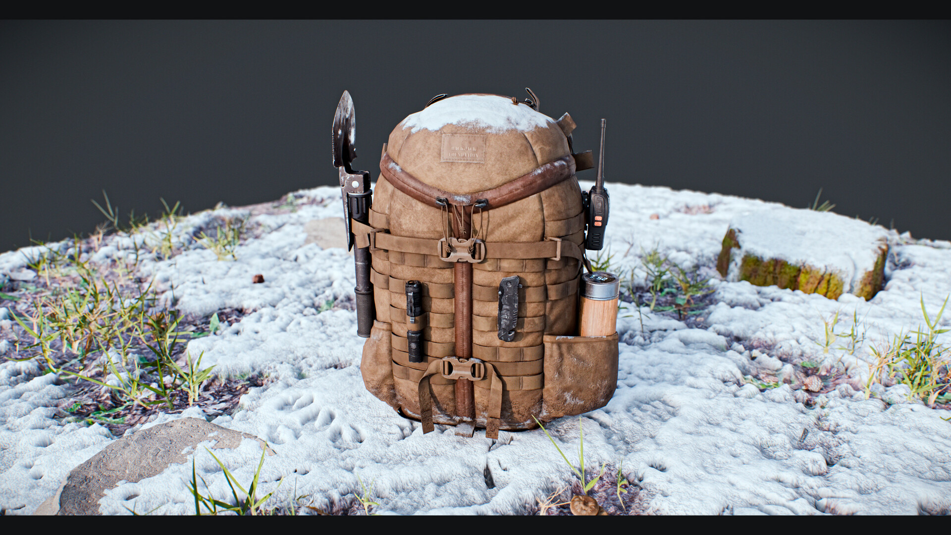 ArtStation - Travel backpack