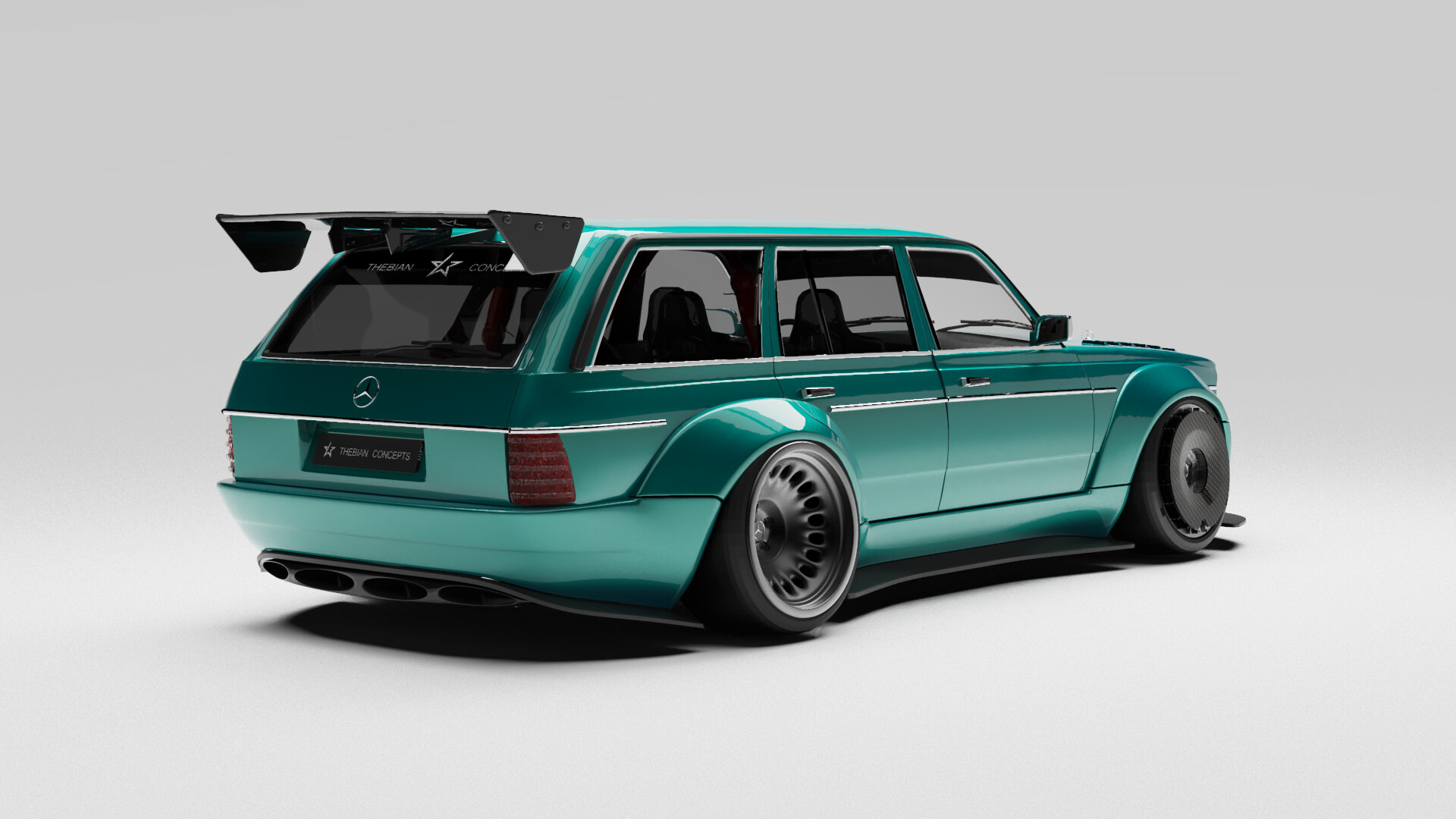 ArtStation - Mercedes W123 Body Kit