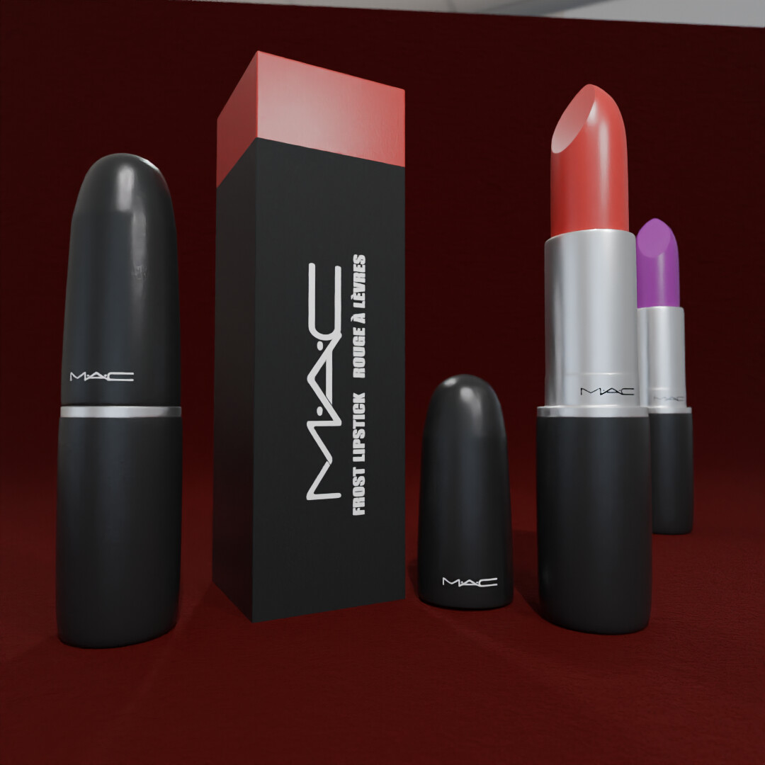 ArtStation - 3d lipstick / product visualization