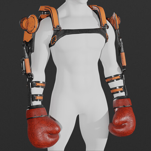 ArtStation - Lightweight Fighting Frame - Megalobox Fan-Art