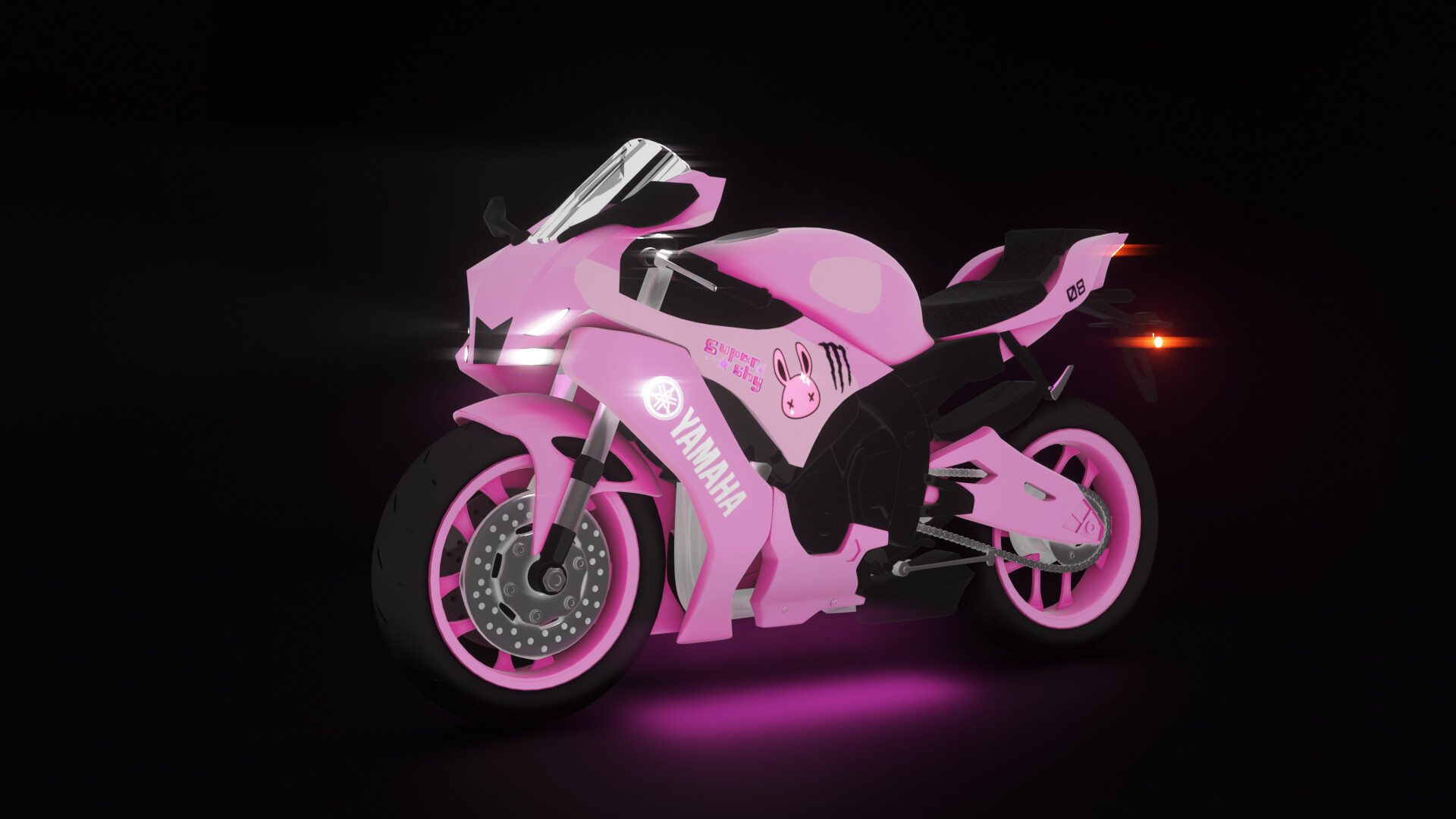 ArtStation - Pinky Yamaha R1