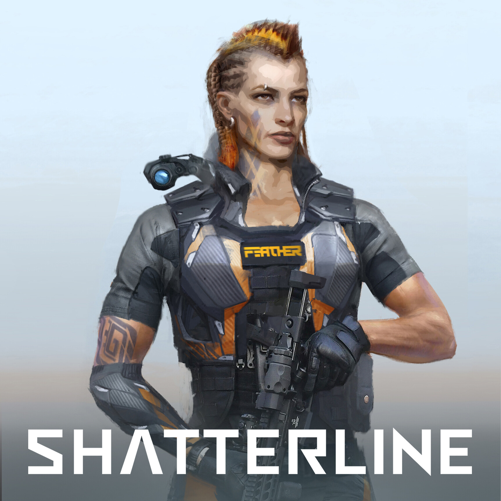 ArtStation - Characters - Shellguard. Sniper Hero