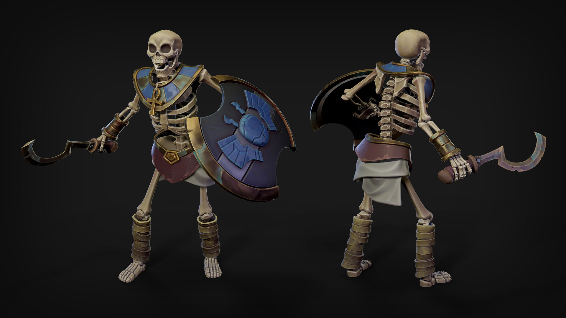 ArtStation - Skeleton Enemies