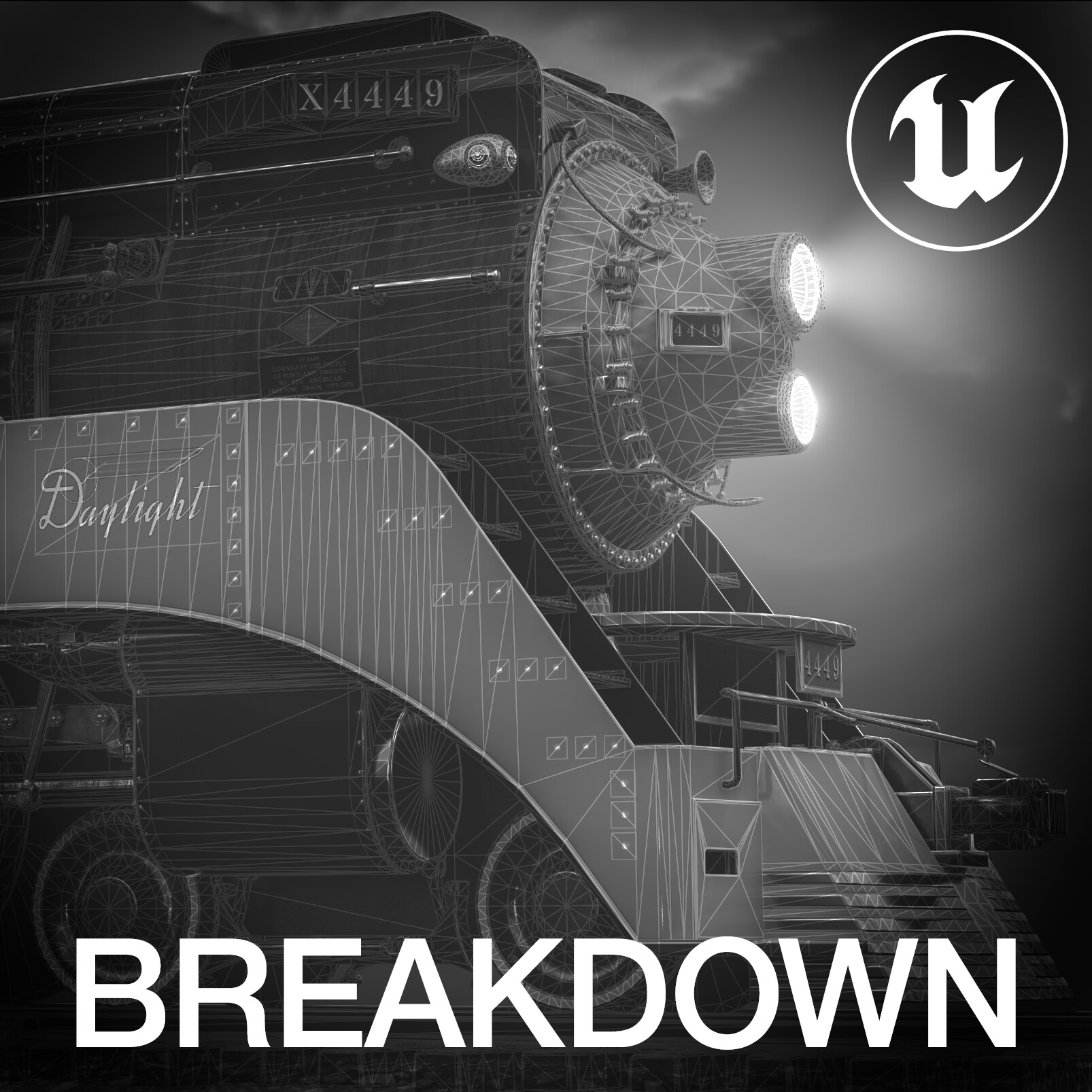 ArtStation - Breakdown: Southern Pacific GS-4 #4449 Locomotive