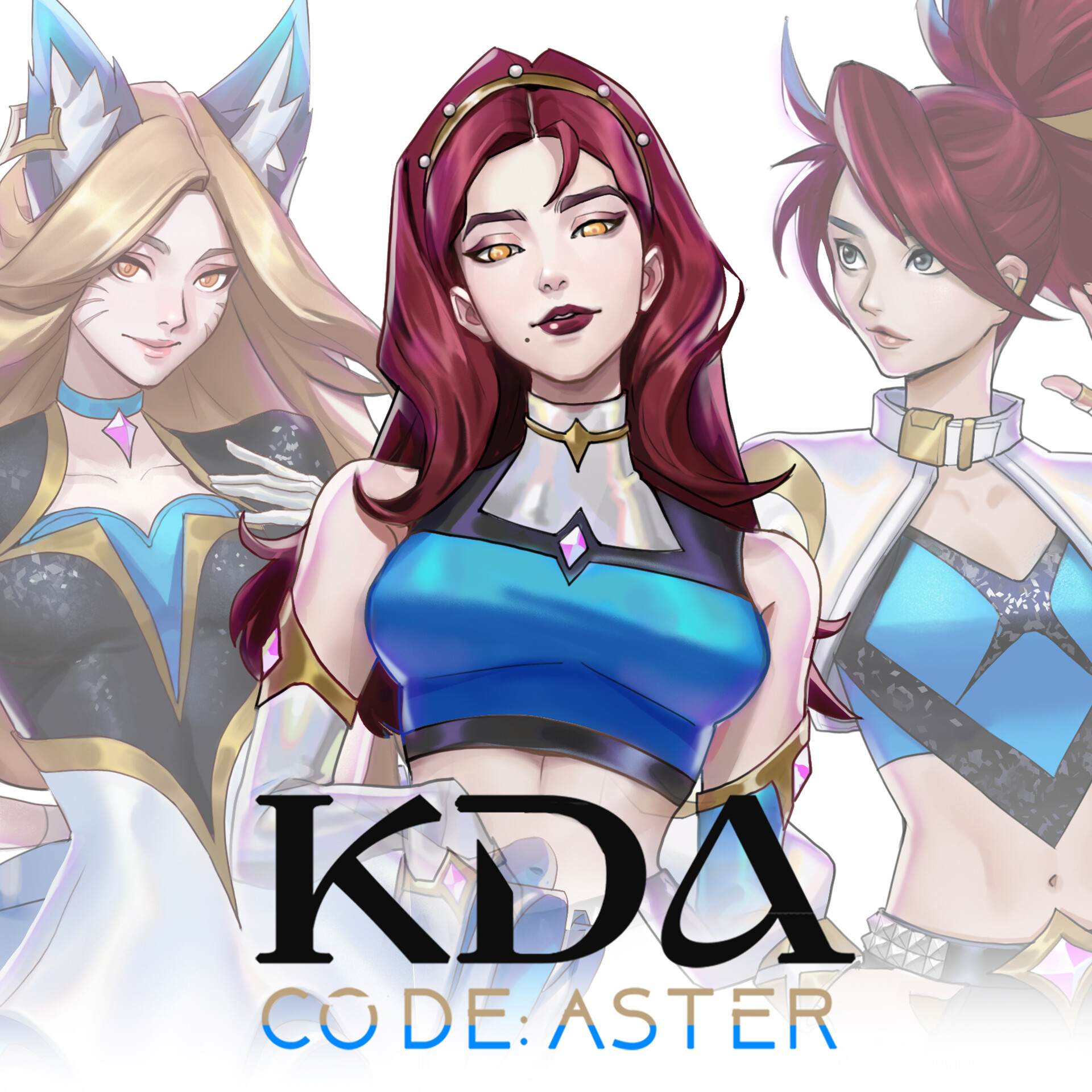 ArtStation - KDA Fanart Code:Aster