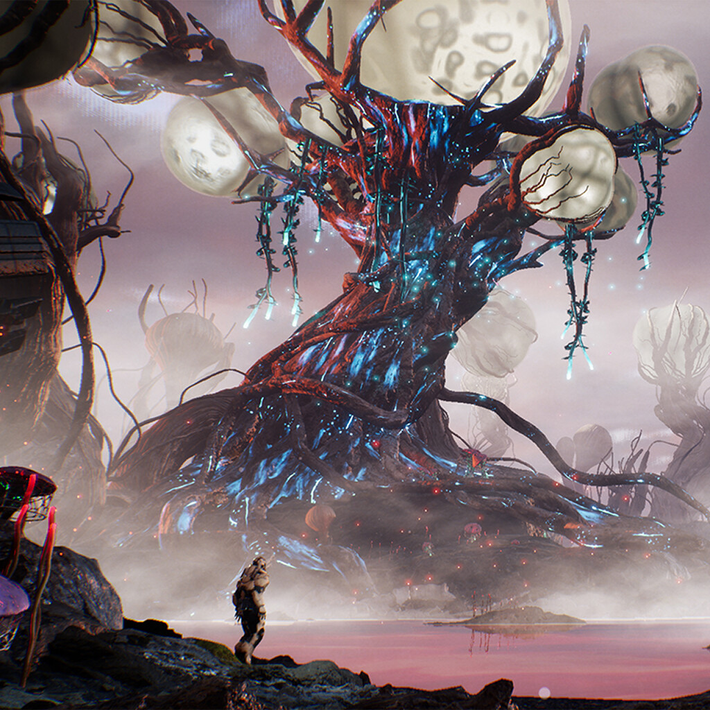 ArtStation - Alien Environment Personal Group Project - Houdini to Unreal