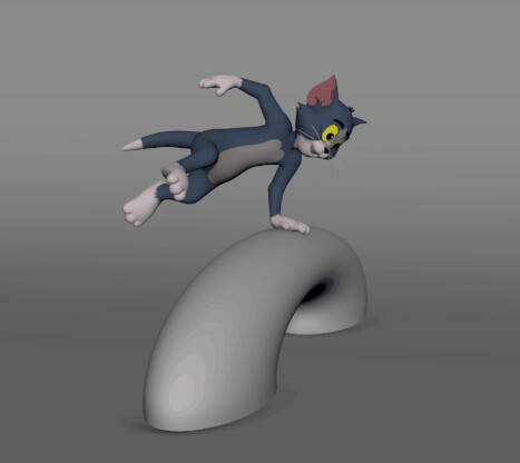 ArtStation - Obstacle jump study - Key animation