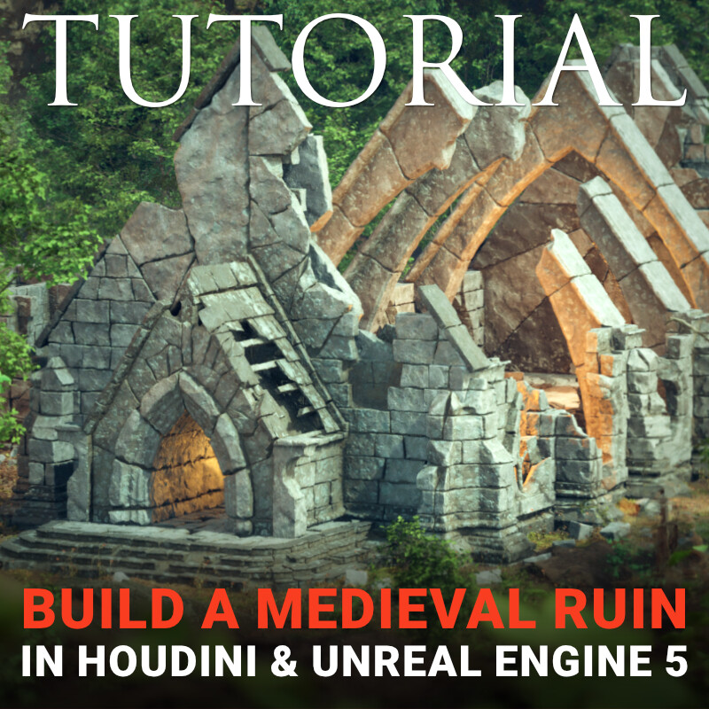 ArtStation - Build a Medieval Ruin