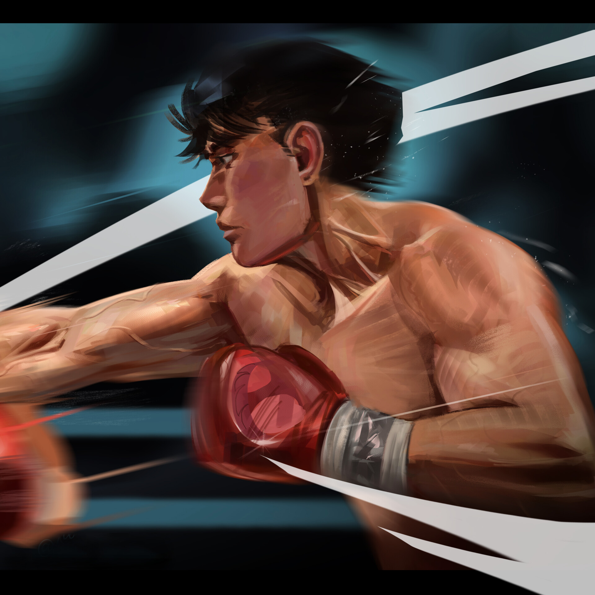 ArtStation - Hajime no ippo Fanart
