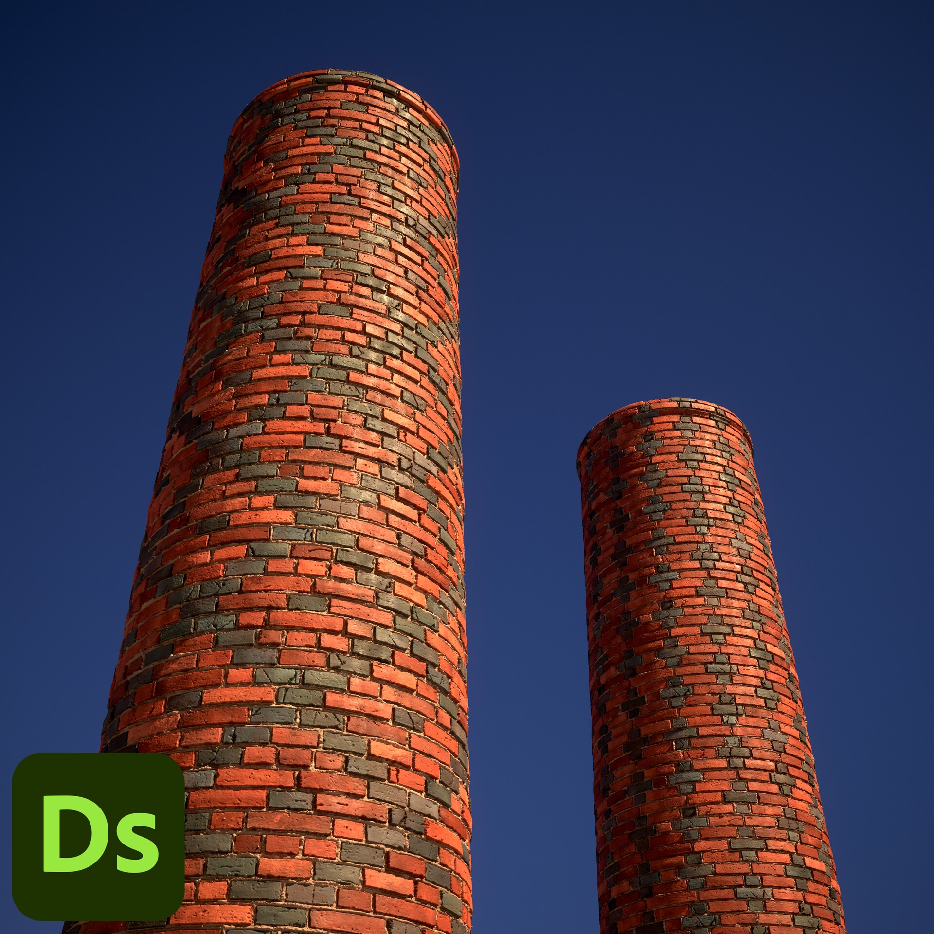 ArtStation - Brick - Flemish Diagonal & Cross Bond Tiling