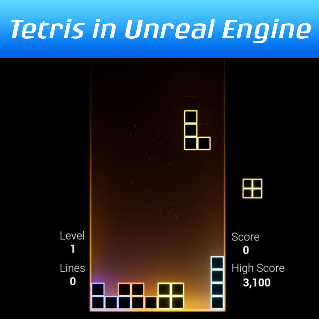 ArtStation - Tetris - Unreal Engine 5 (Blueprint Coded)