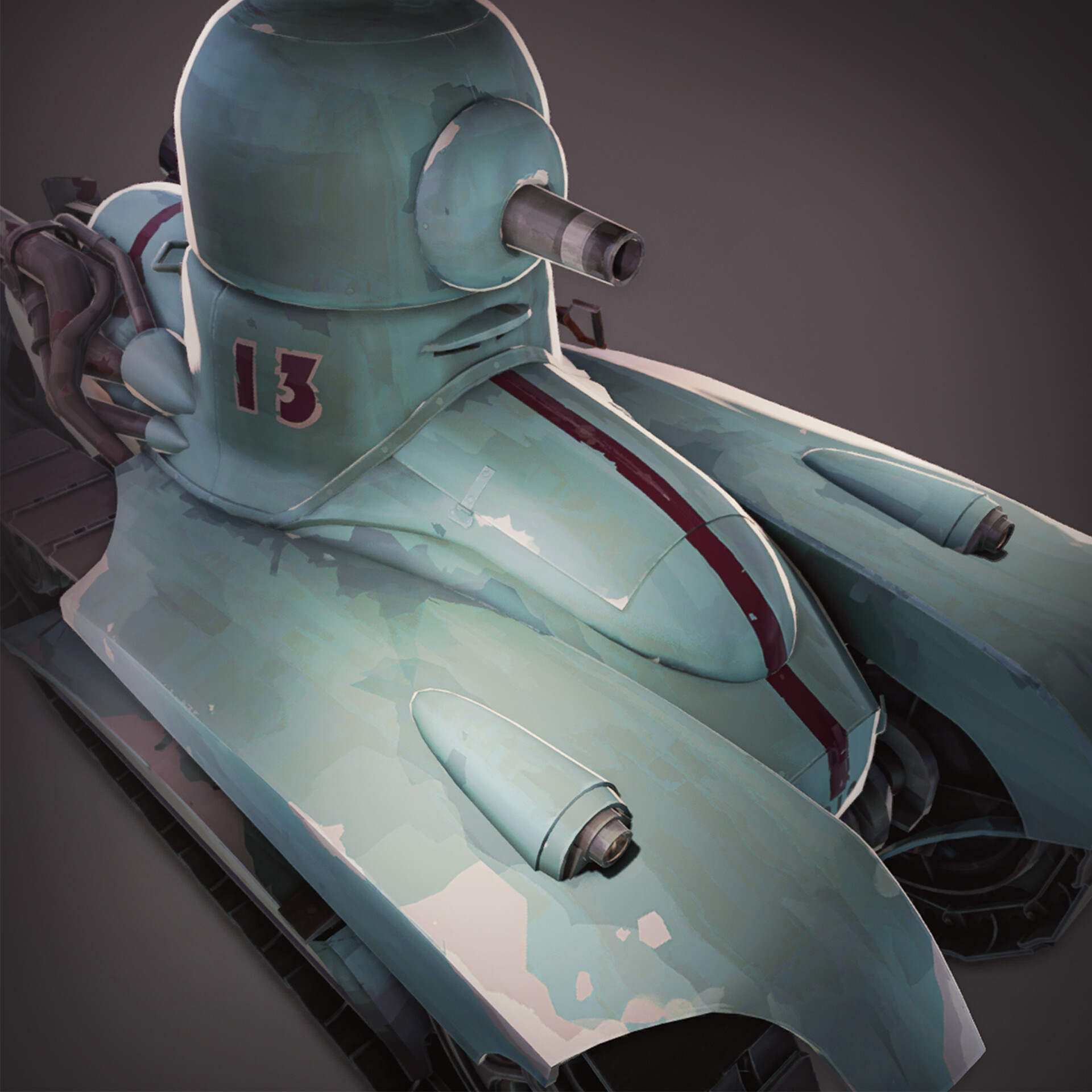 ArtStation - Retro Tank