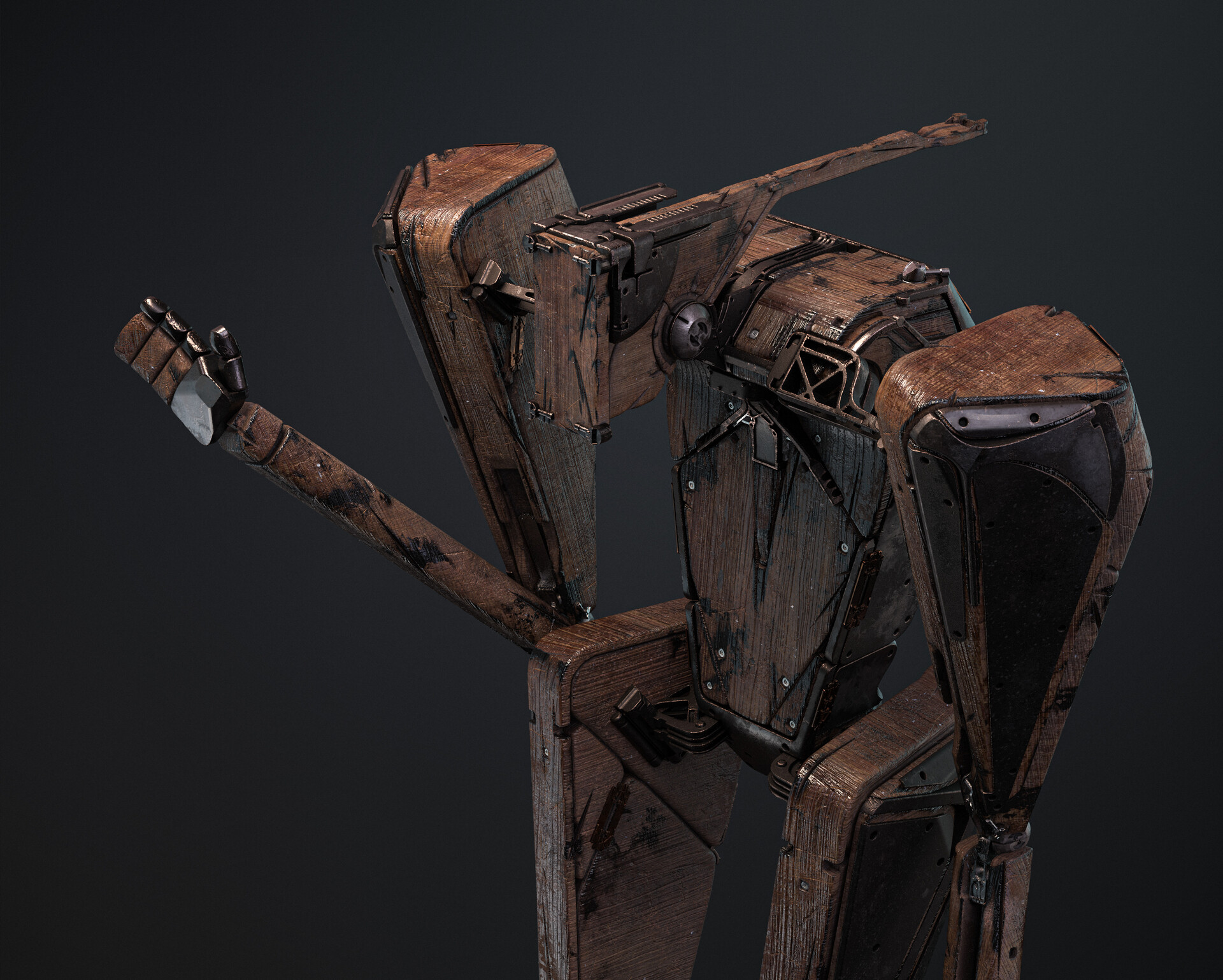 ArtStation - 训练木头人/Training wooden man