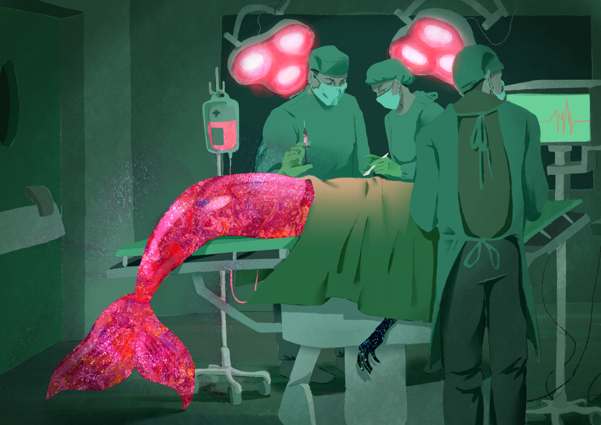 ArtStation - MERMAID SURGERY