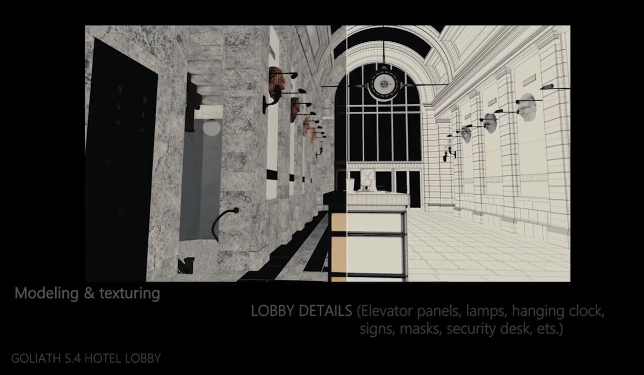 ArtStation - Hotel Lobby - Goliath (Season 4) Demoreel 2022 breakdown ...