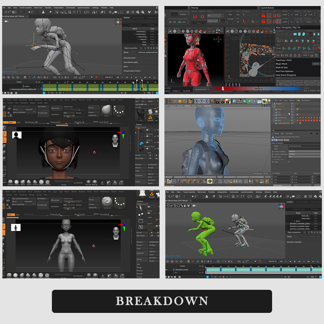ArtStation - Skate With The Crew Development Breakdown