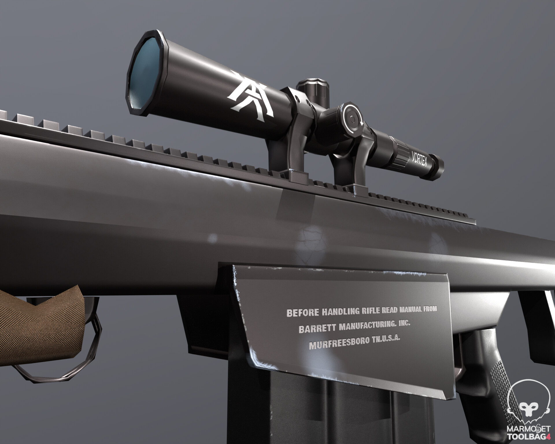 ArtStation - Barrett M82(gun model)