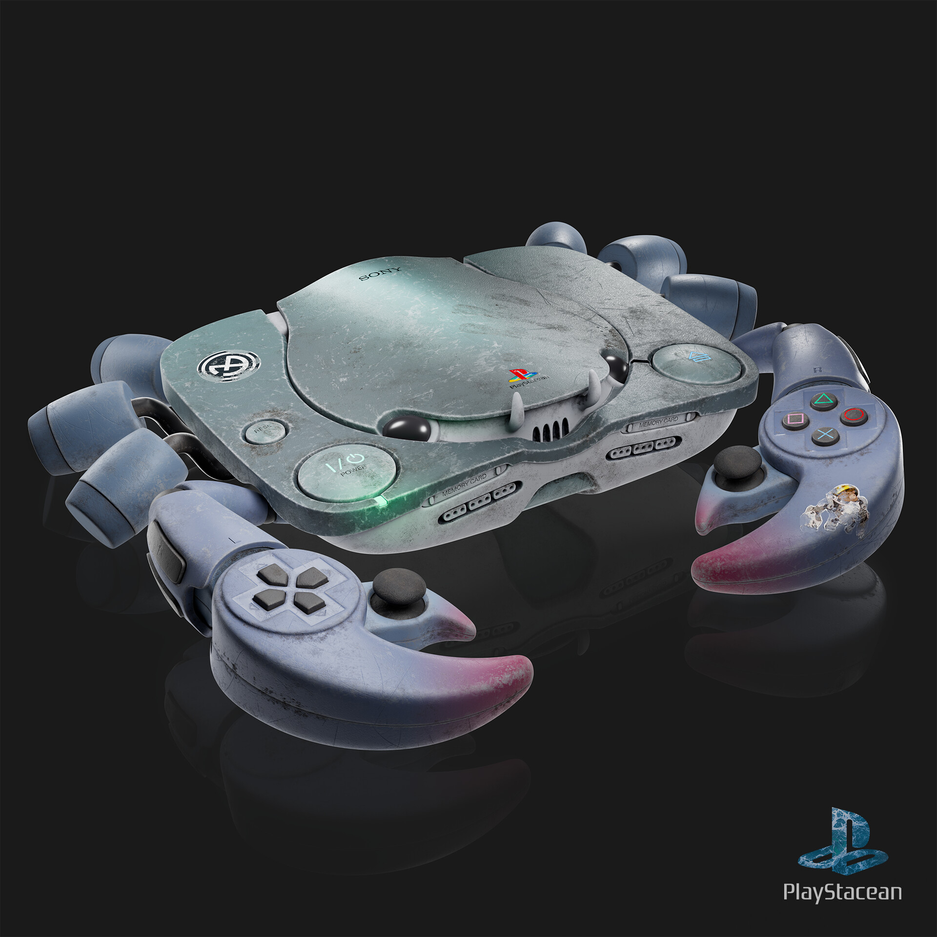 Artstation 3d Playstacean