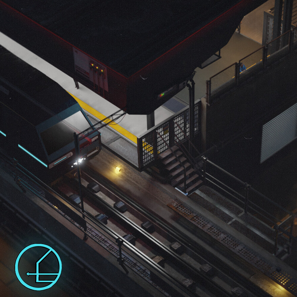 ArtStation - DOWNTOWN STATION, 23rd St. (shot 1)