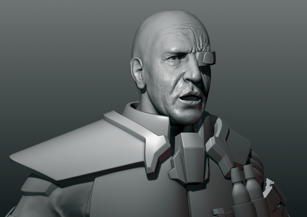 ArtStation - Bruce, the Marauder WiP