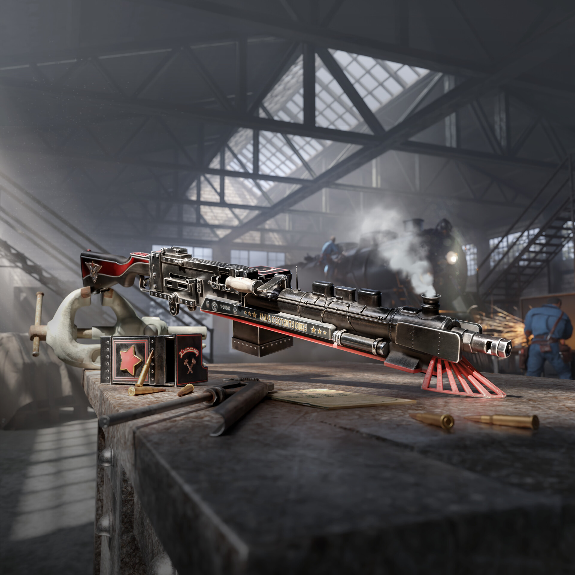 ArtStation - Stinger M2 Locomotive camo