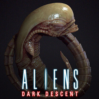 ArtStation - alien chestburster ( Aliens: Dark Descent )